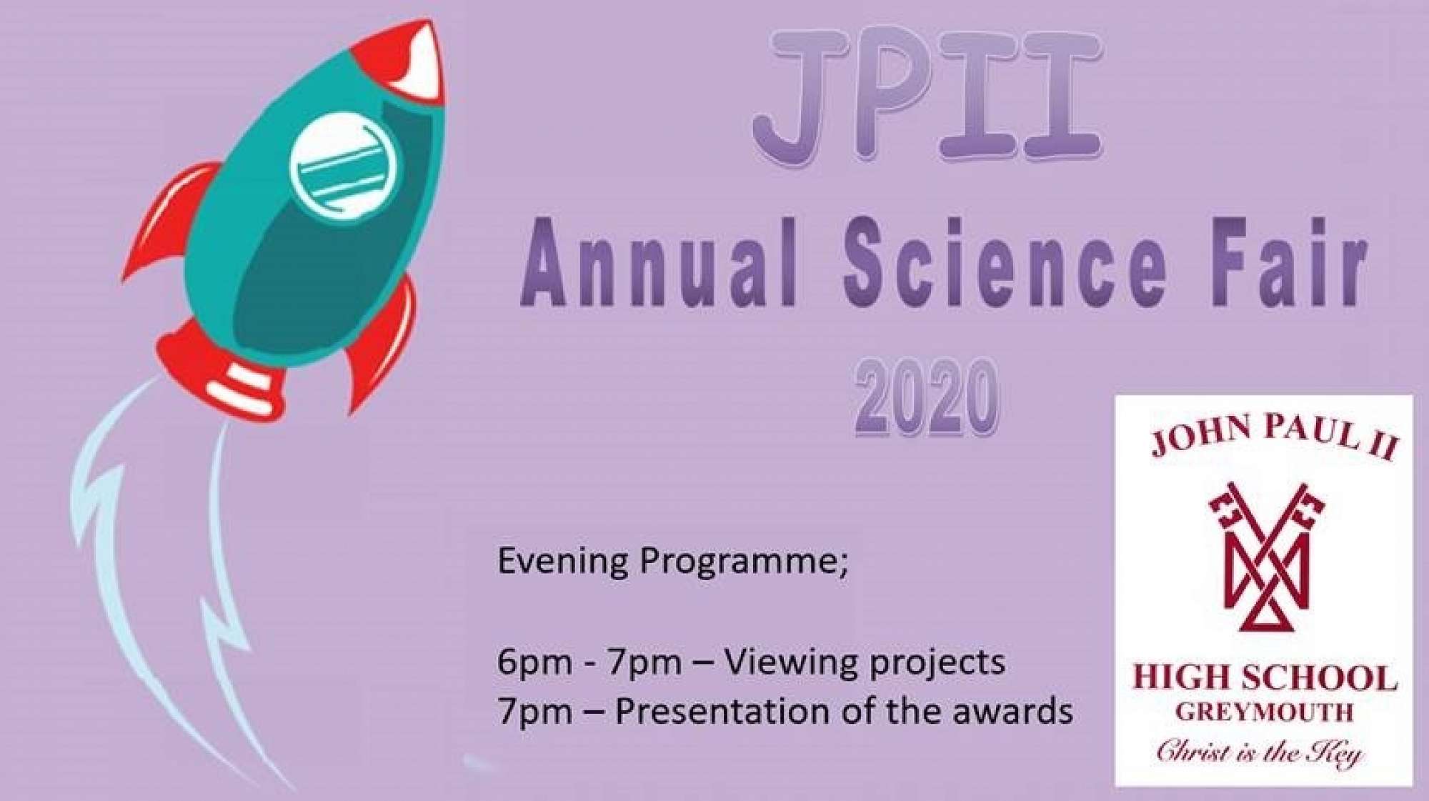 John Paul II Science Fair Reminder!