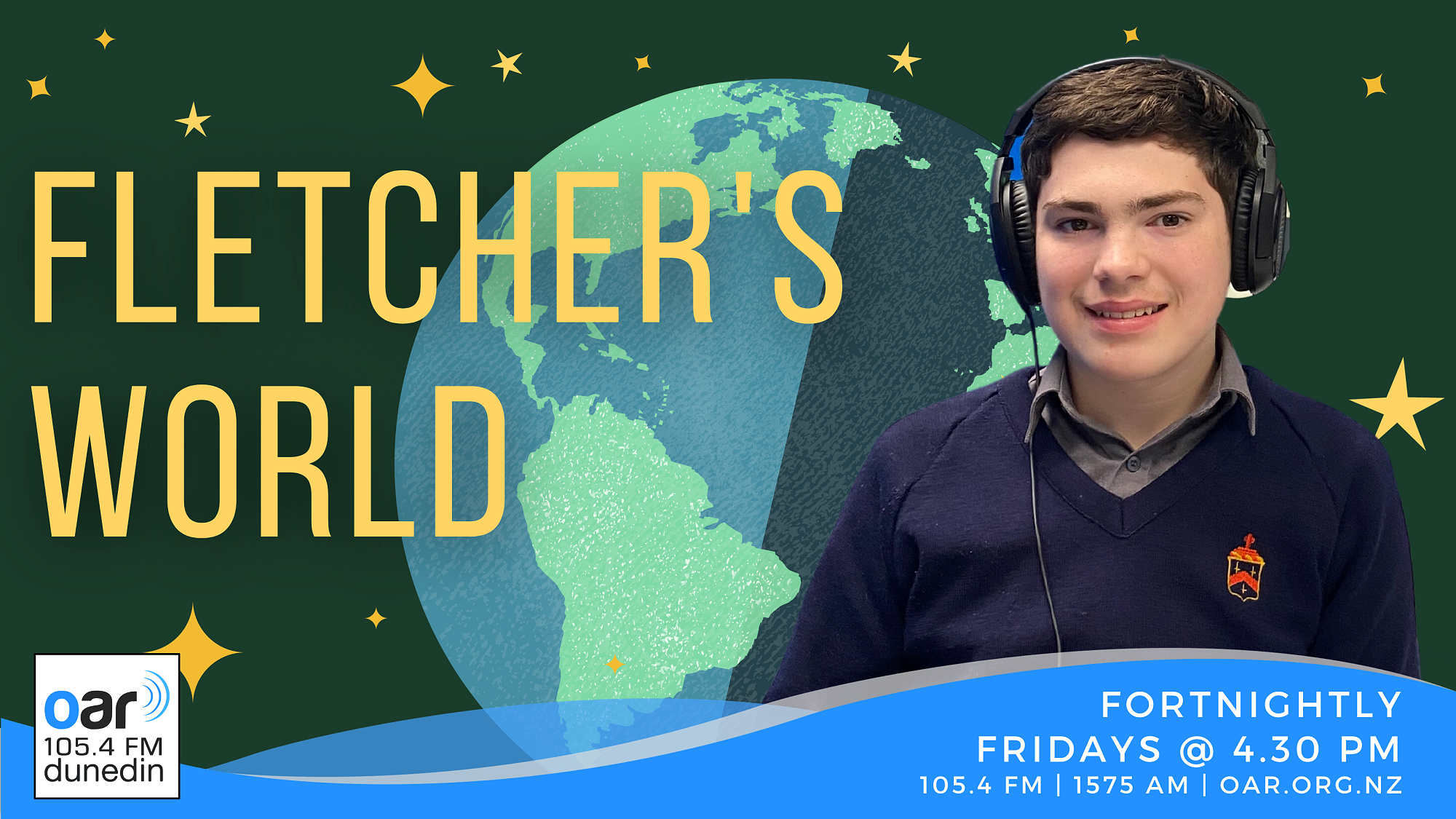 Discover Fletcher's World: An Engaging Podcast on Otago Access Radio ...