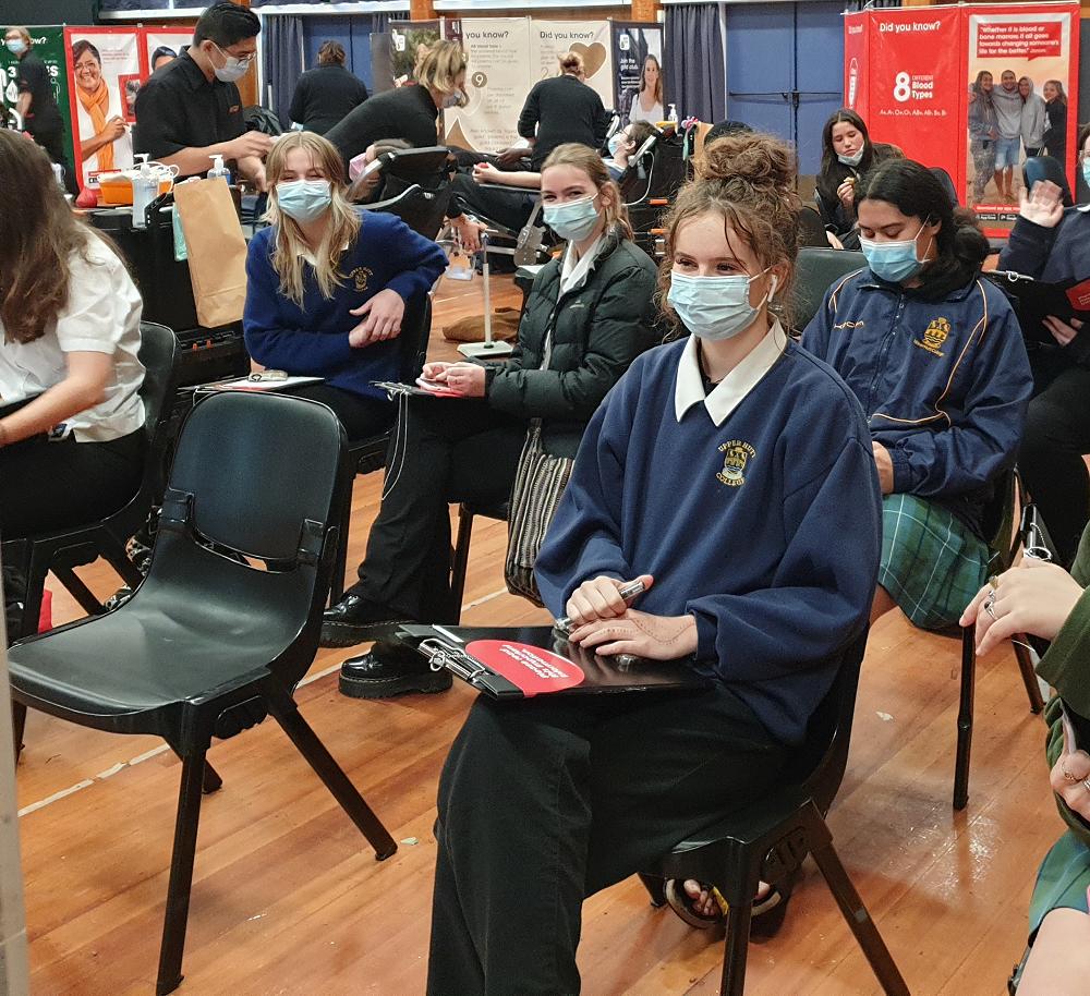 Students pumped to donate blood