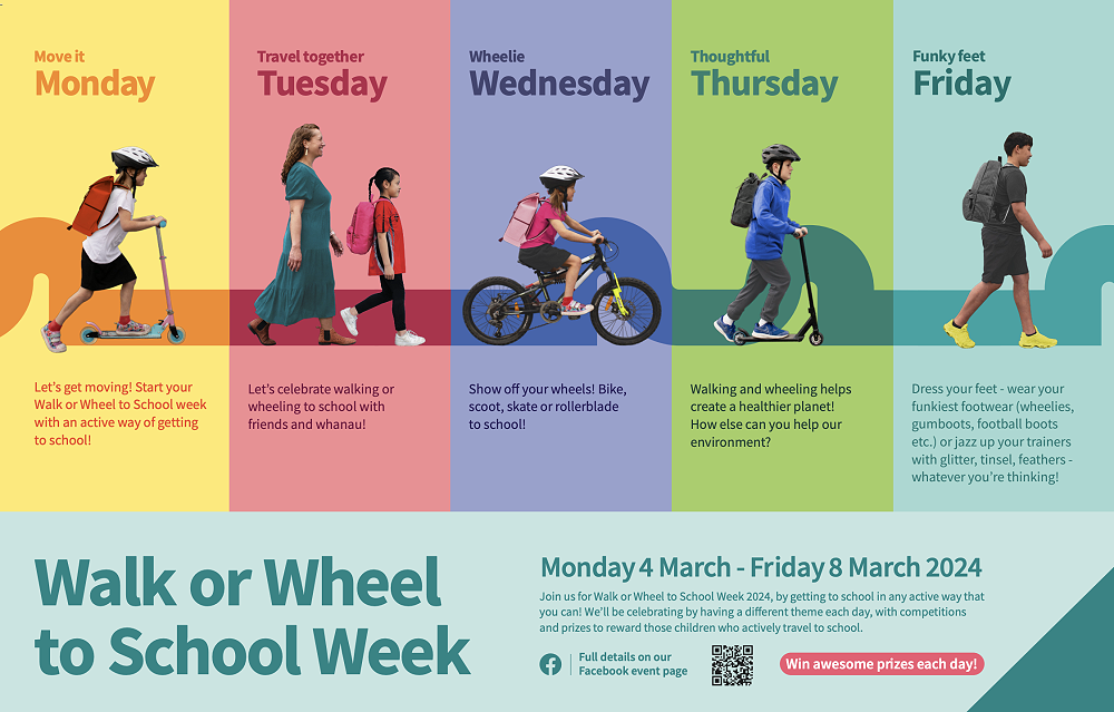 Walk or Wheel to School Week 2024