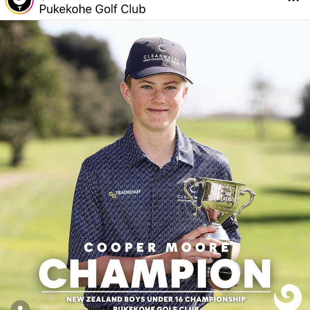 New Zealand Age Group and National Secondary Schools Golf Championships