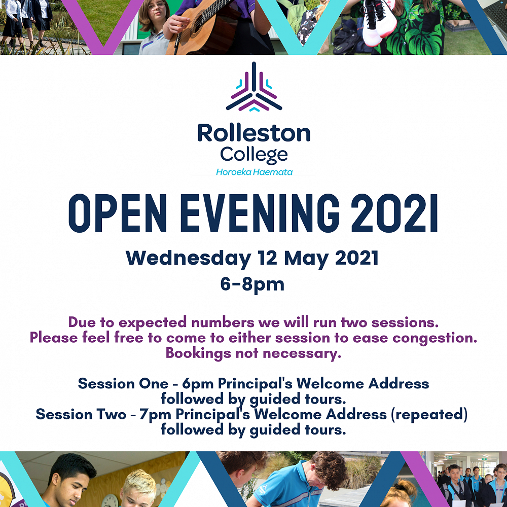 Rolleston College - Open Evening 2021