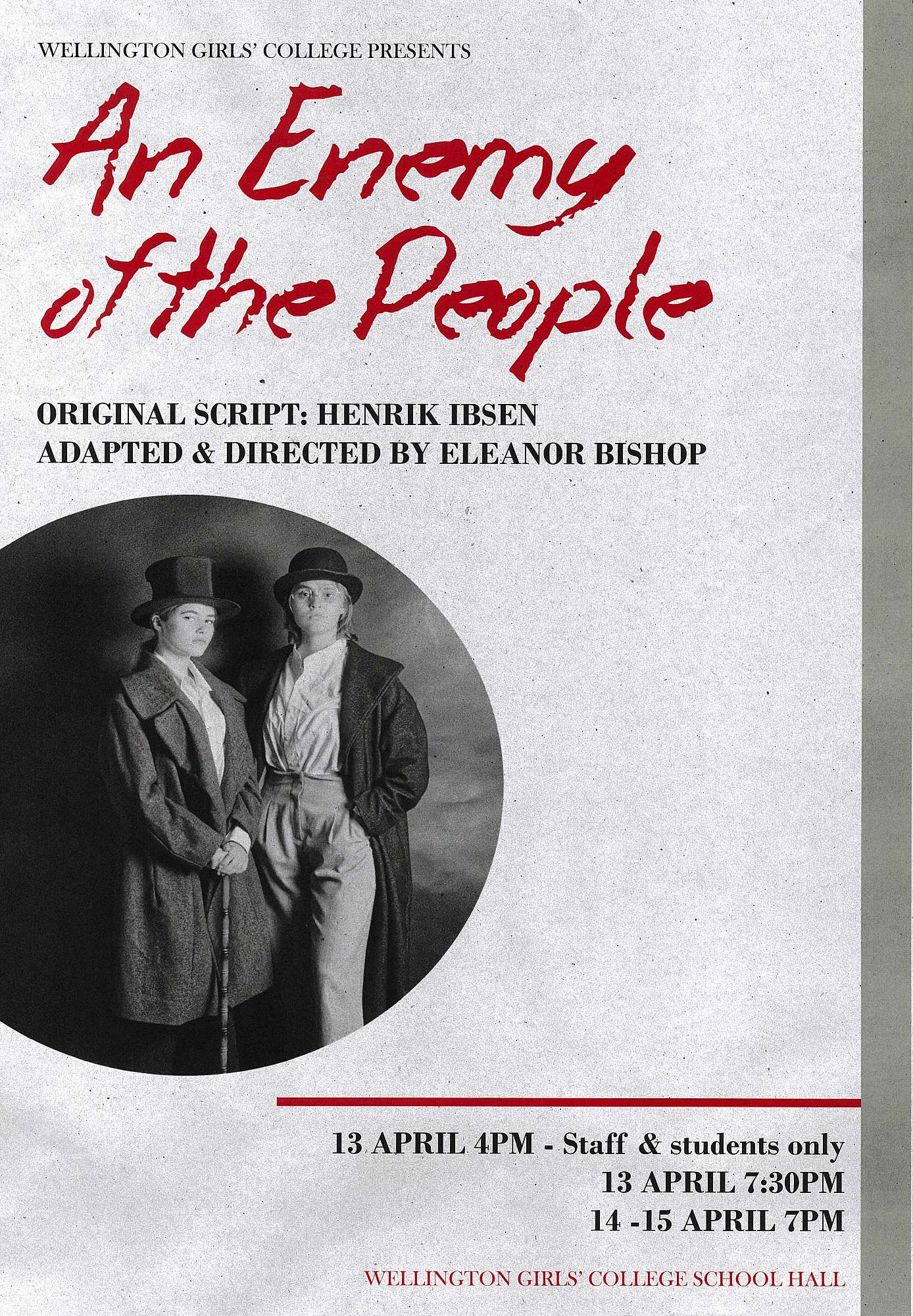 School Production 2021 - An Enemy of the People