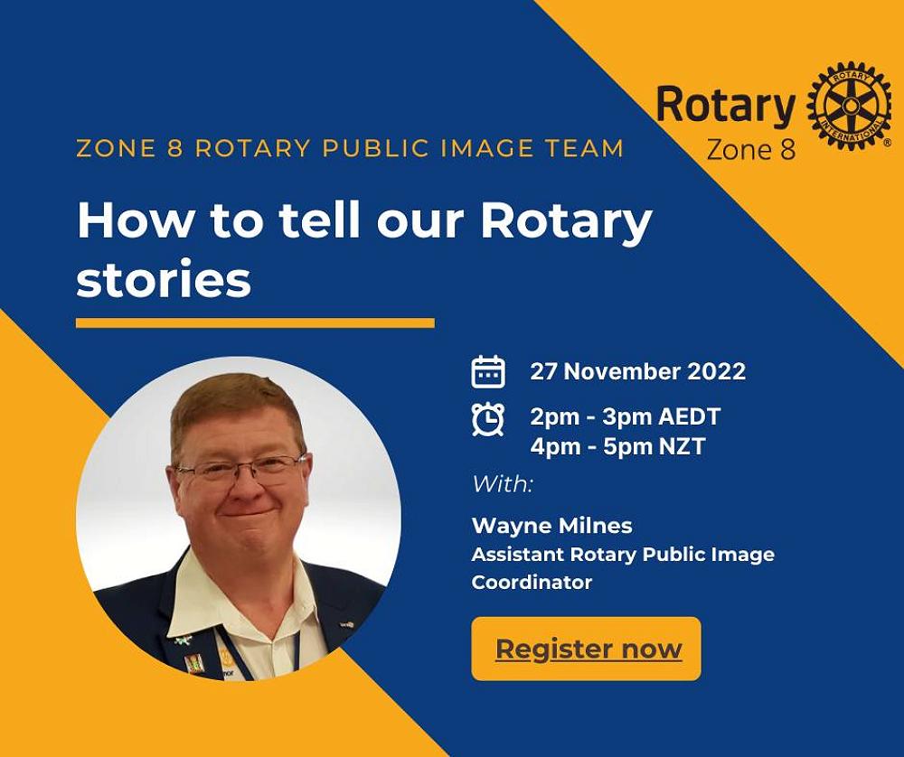 How to tell our Rotary stories