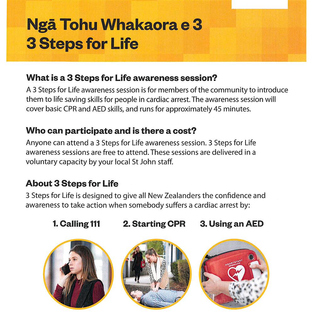 3 Steps to Life - Parent Session