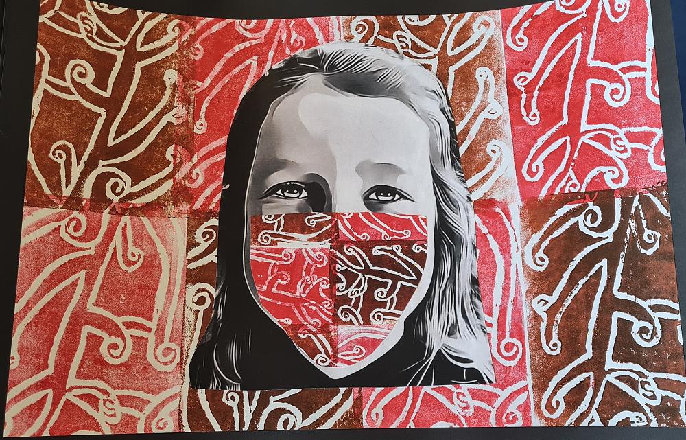 Printmaking in Ti Kouka