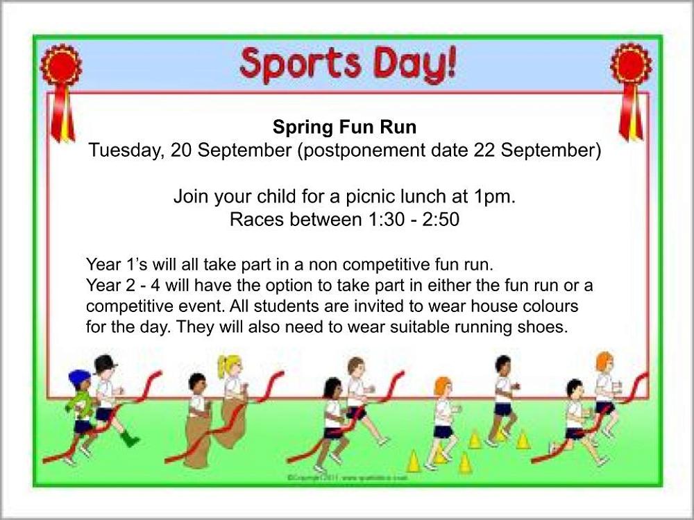 Spring Fun Run, 20 September 2022