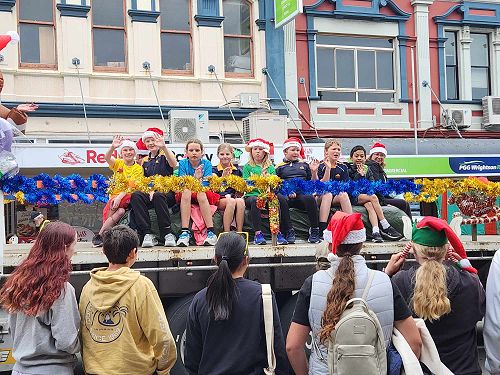 Celebrating Christmas the Bluestone way in the Santa Parade today!