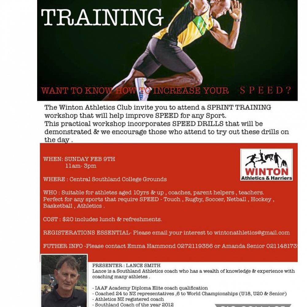 Sprint Training Workshop