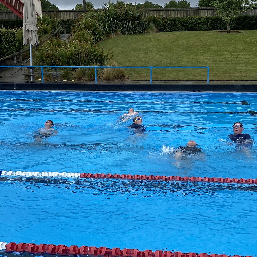 Swimming @ Te Hapua with year 7/8!
