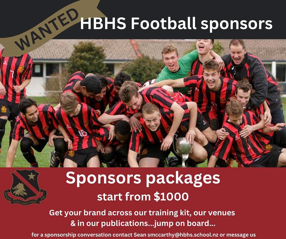 ⚽ Football sponsors needed