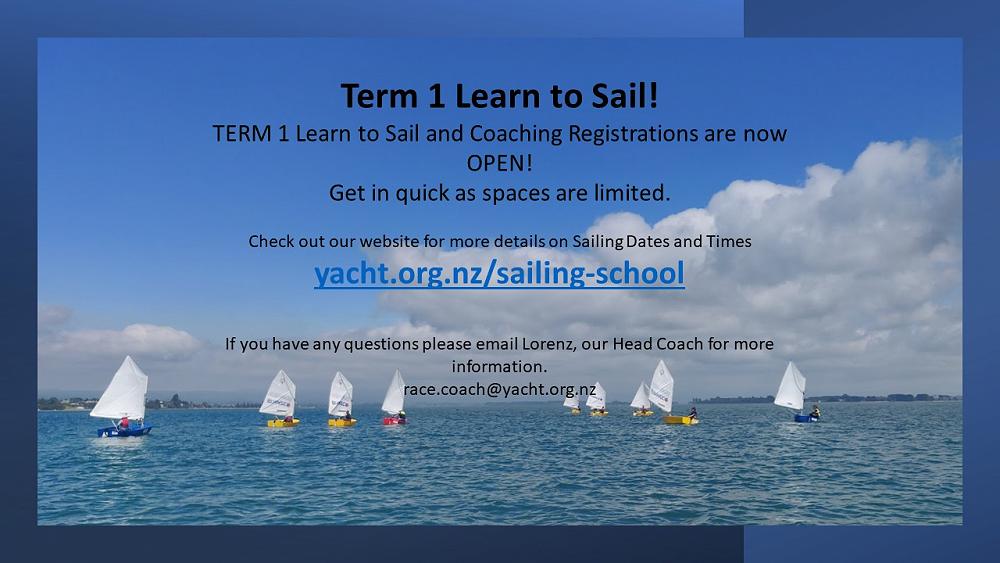Learn to Sail — First Newsletter of 2022! Welcome Back!