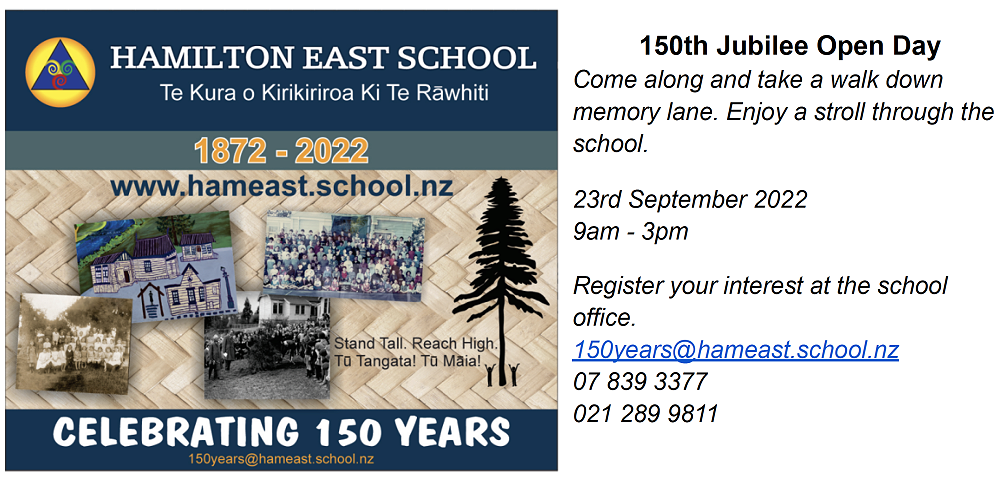 Hamilton East School Jubilee Open Day