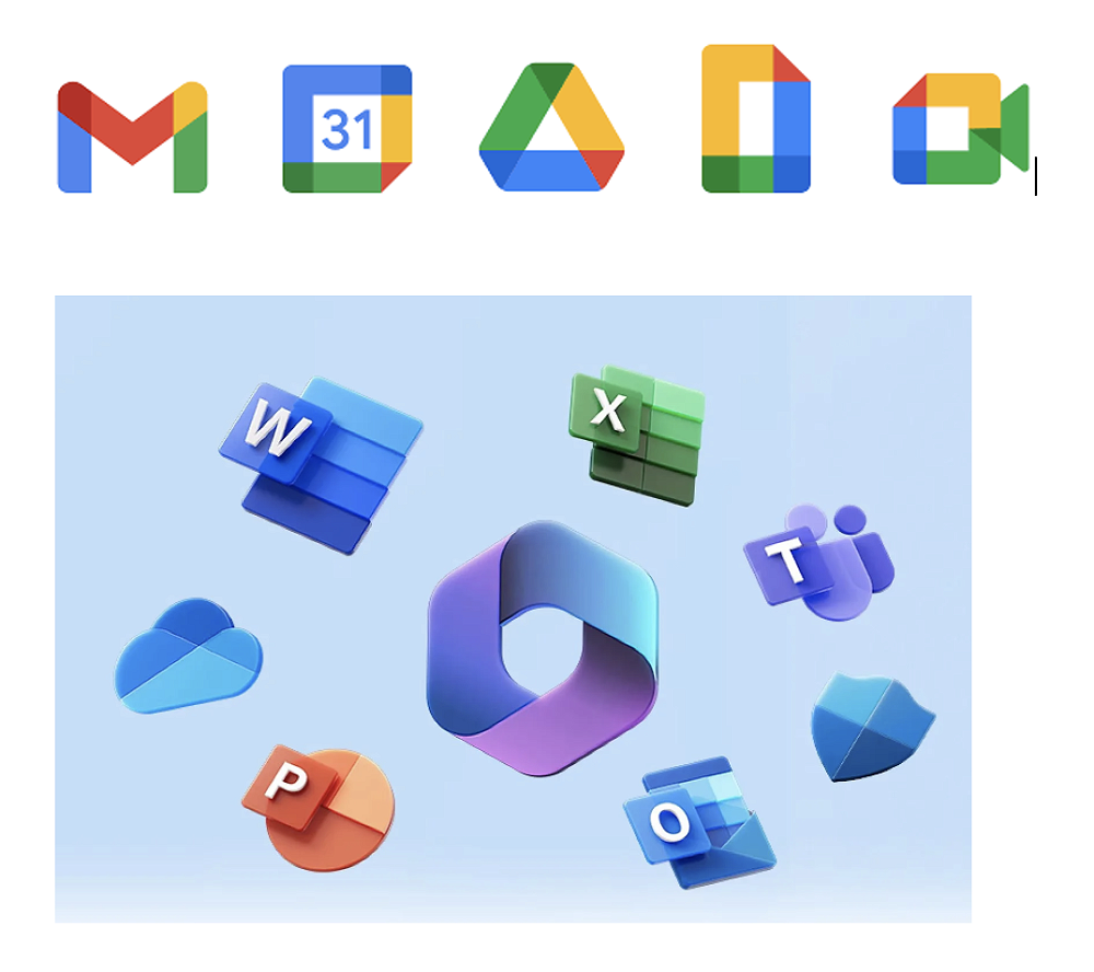 Google Workspace and Microsoft 365