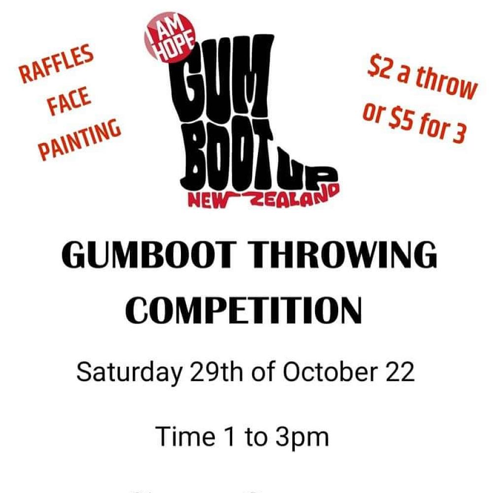 The Timaru Gumboot Army - Gumboot throwing competition