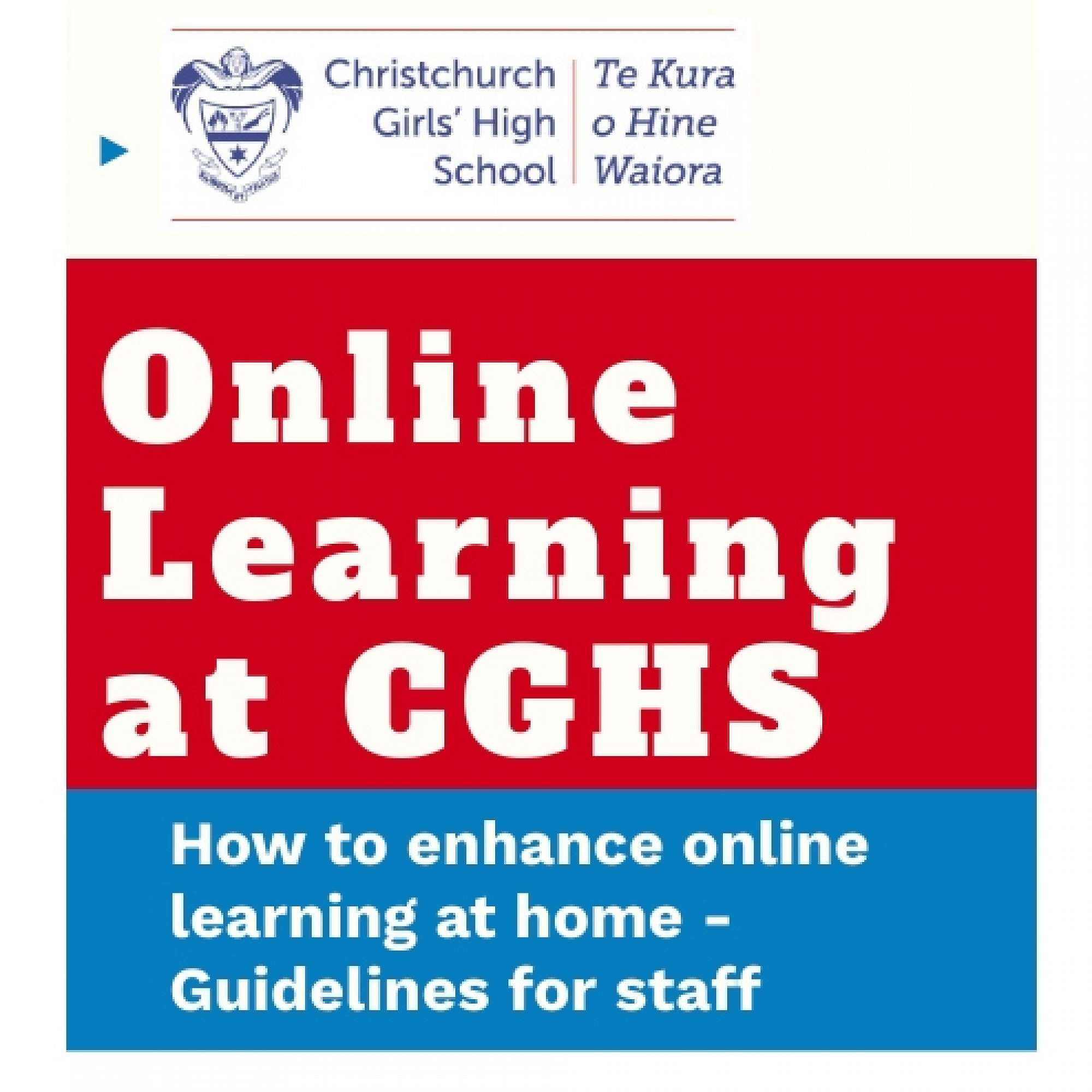 Online Learning At CGHS