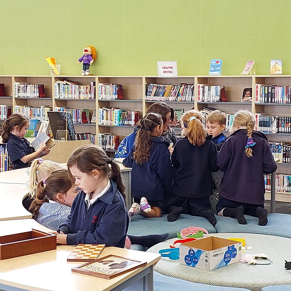 Lunchtime in the Library