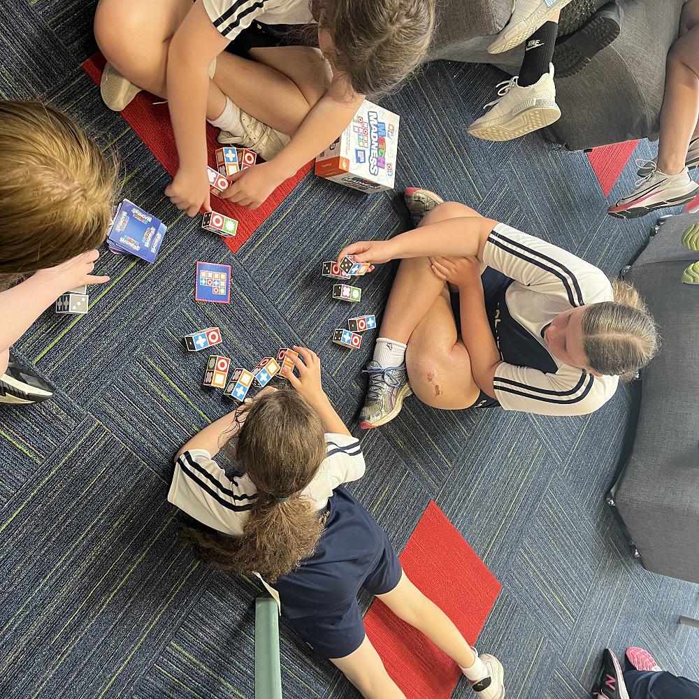 Testing our math skills through math games!