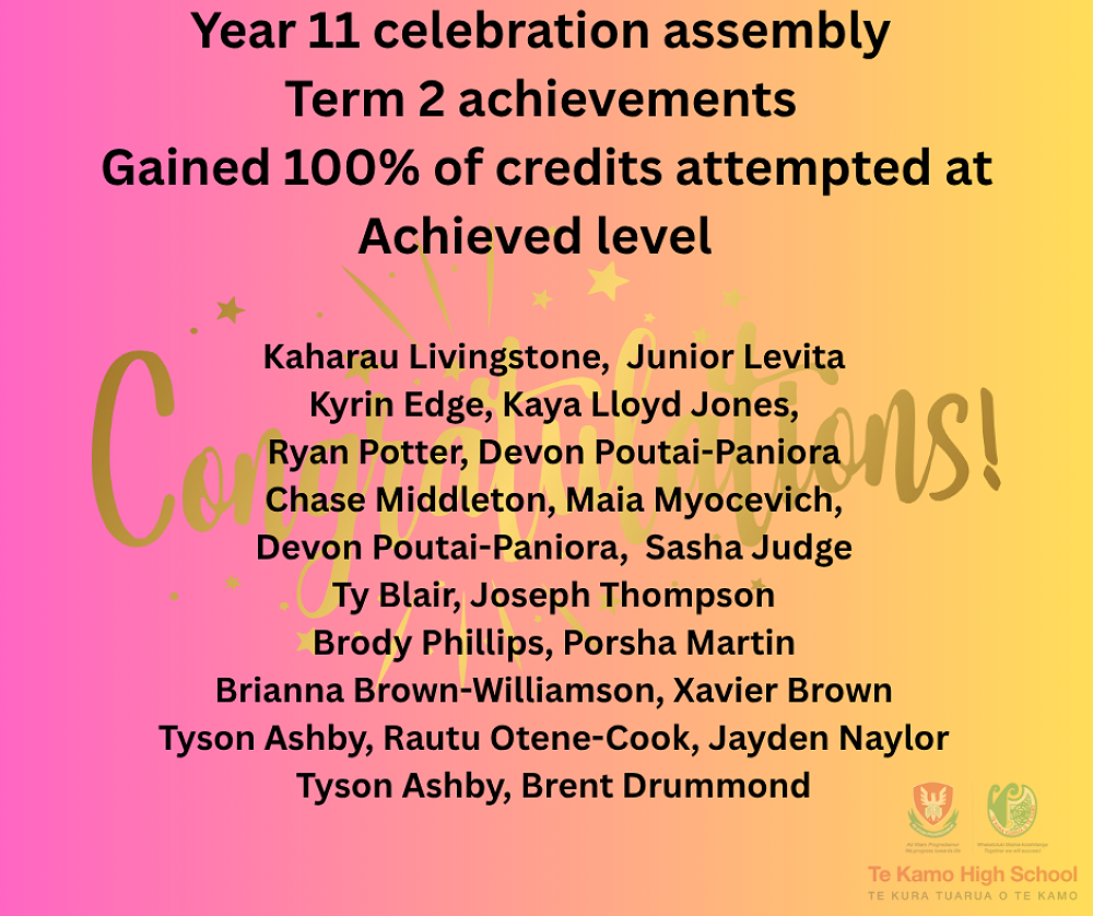 Year 11 Celebration Assembly