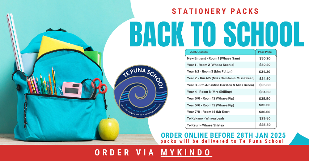 2025 Stationery Packs — Newsletter Term 4, Week 10, 2024