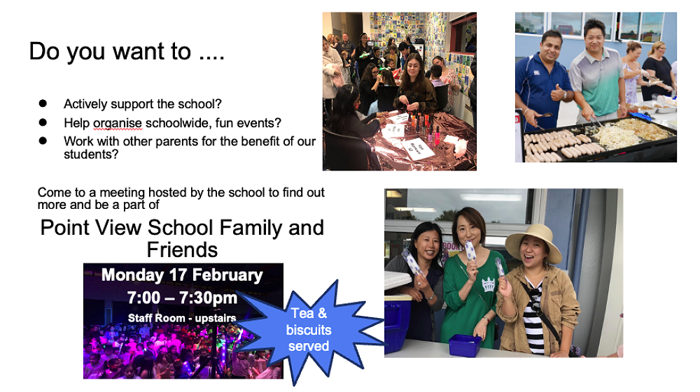 Point View School Family and Friends