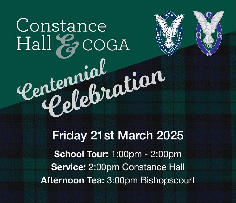 Constance Hall & COGA are 100 years old.