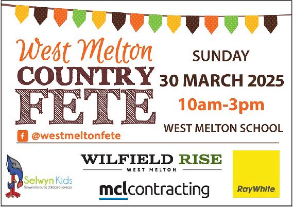 West Melton Country Fete — eNewsletter #294
