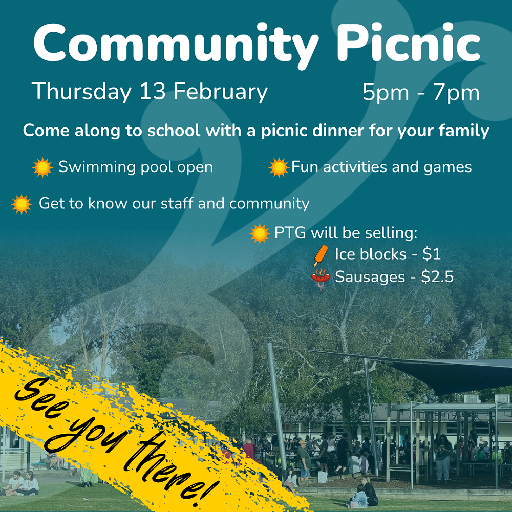 Community Picnic - tomorrow!