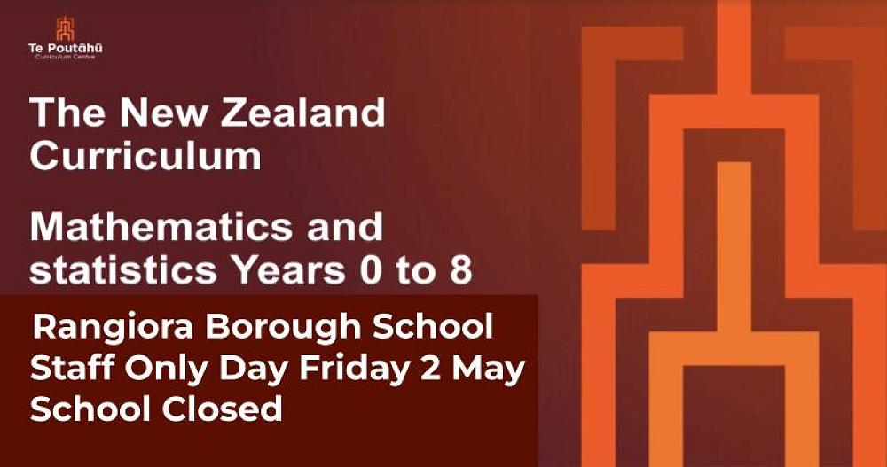 Maths Curriculum Staff Only Day - Friday May 2nd (School Closed)