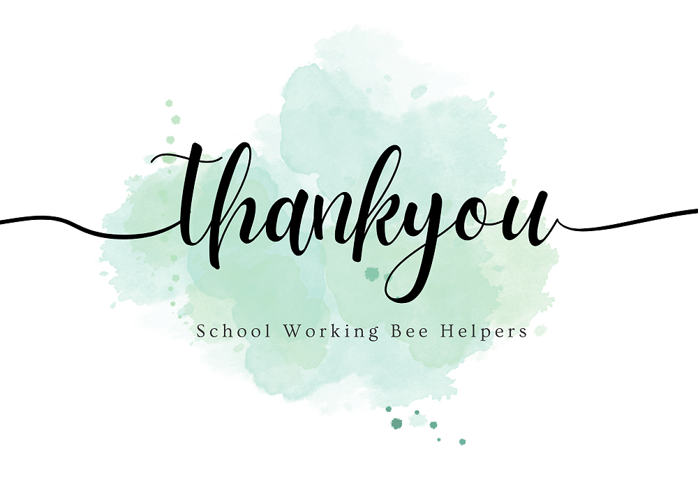 School Working Bee Thank You — Newsletter #8
