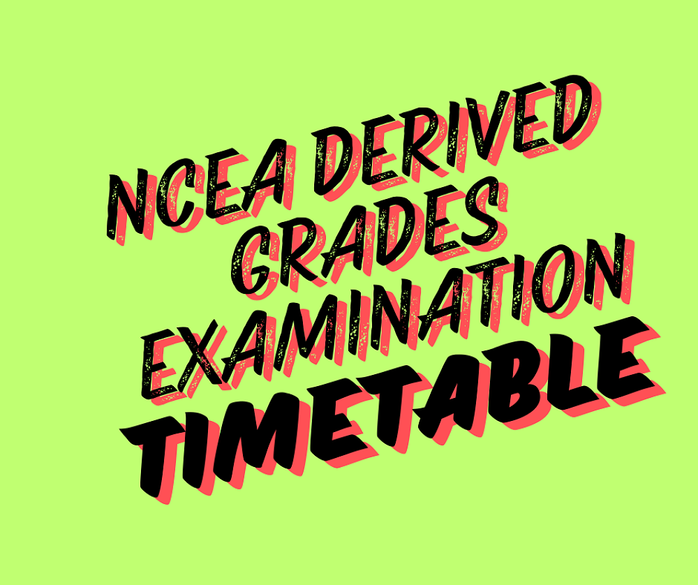 NCEA Derive Grades Examination Timetable