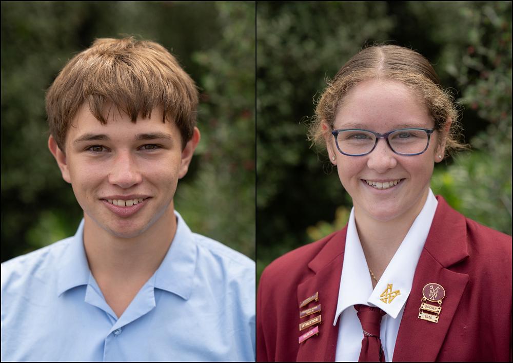 Student Leaders 2025, Sport - Sam Bryan and Isabel Johansen