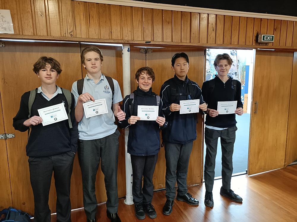 Year 11 Geography Maatangi Whenua competition 2025