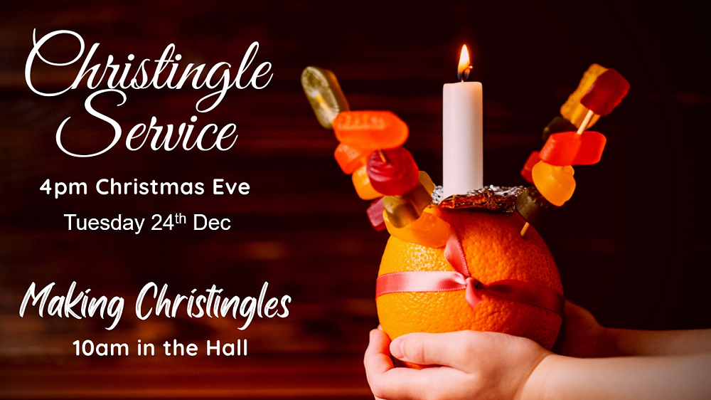 Christingles on Christmas Eve - all welcome!