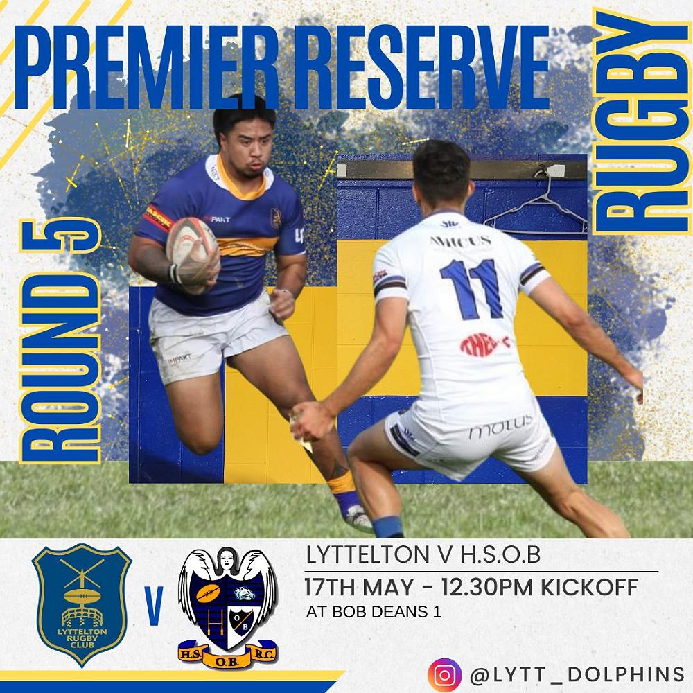 Premier Reserve VS HSOB - Saturday 17th May 2025