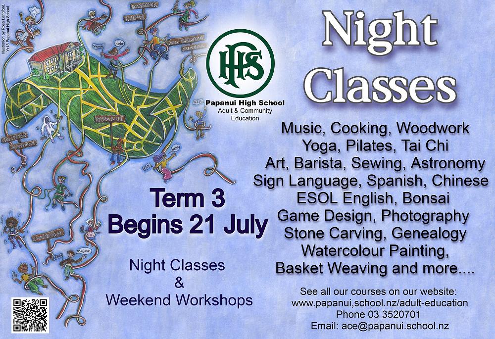 Papanui High School- Night Classes