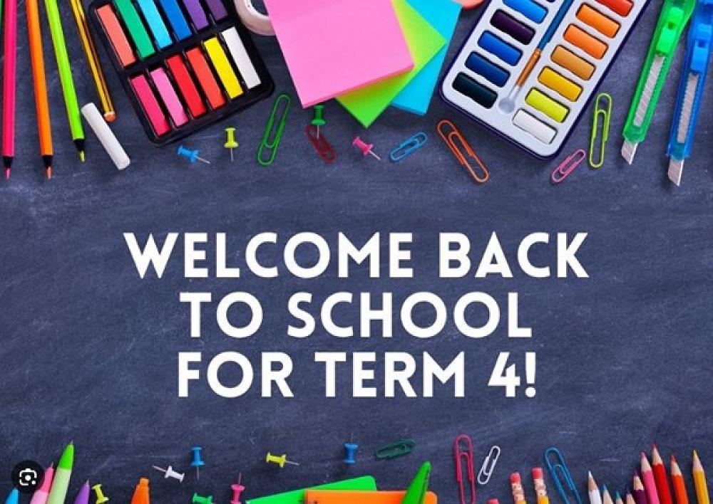 Welcome to Term 4 — Week 1 Term 4 - 16 October 2024