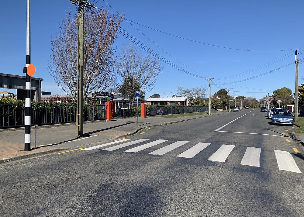 Parking outside the school gates