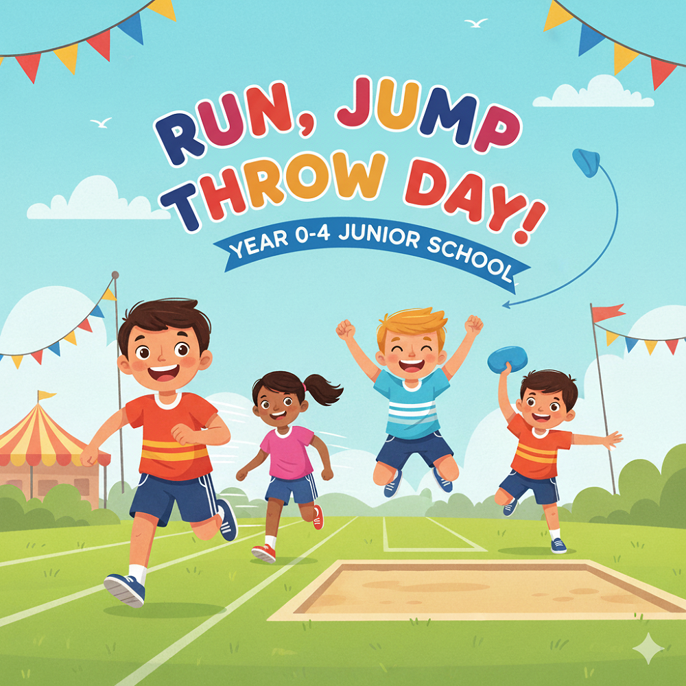 Year 0-4 Run, Jump, Throw Day — Kāwerongo/Newsletter - Term 4 Week 5 ...