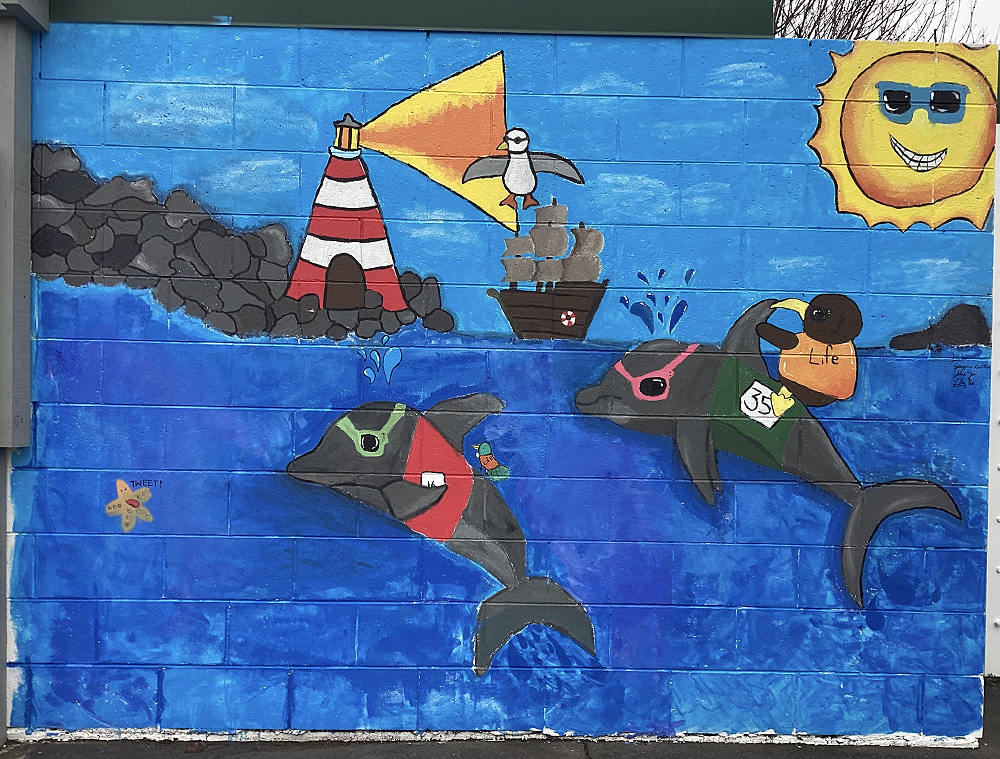 🐬 The Perfect Pool Mural 🦭 — School Reporters 2024 - read our articles here
