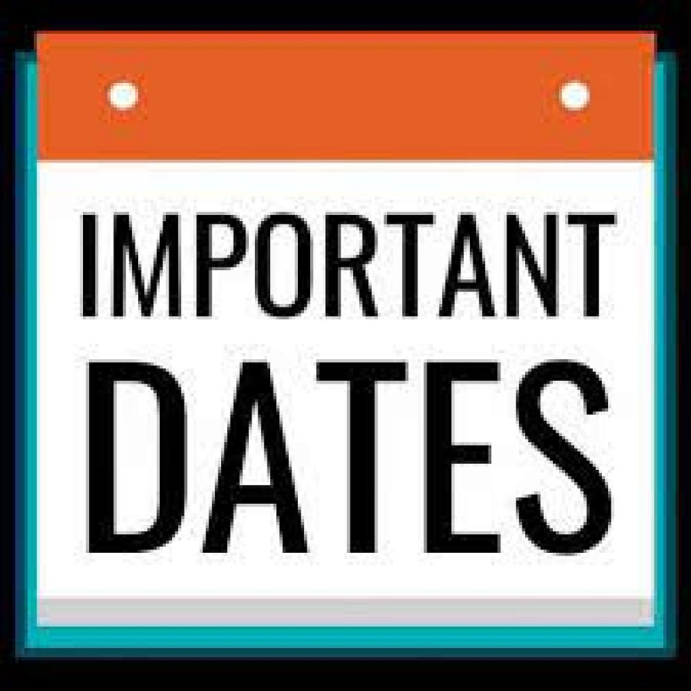 Important Dates — Newsletter 29 August 2024