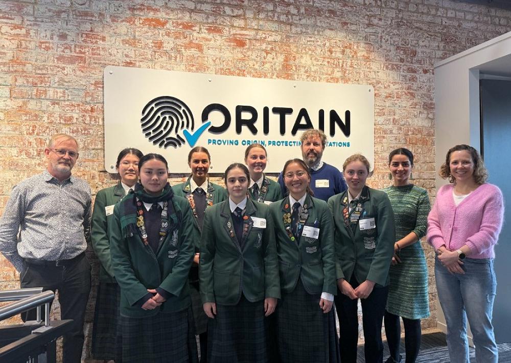 Year 12 and 13 Students Visit Oritain