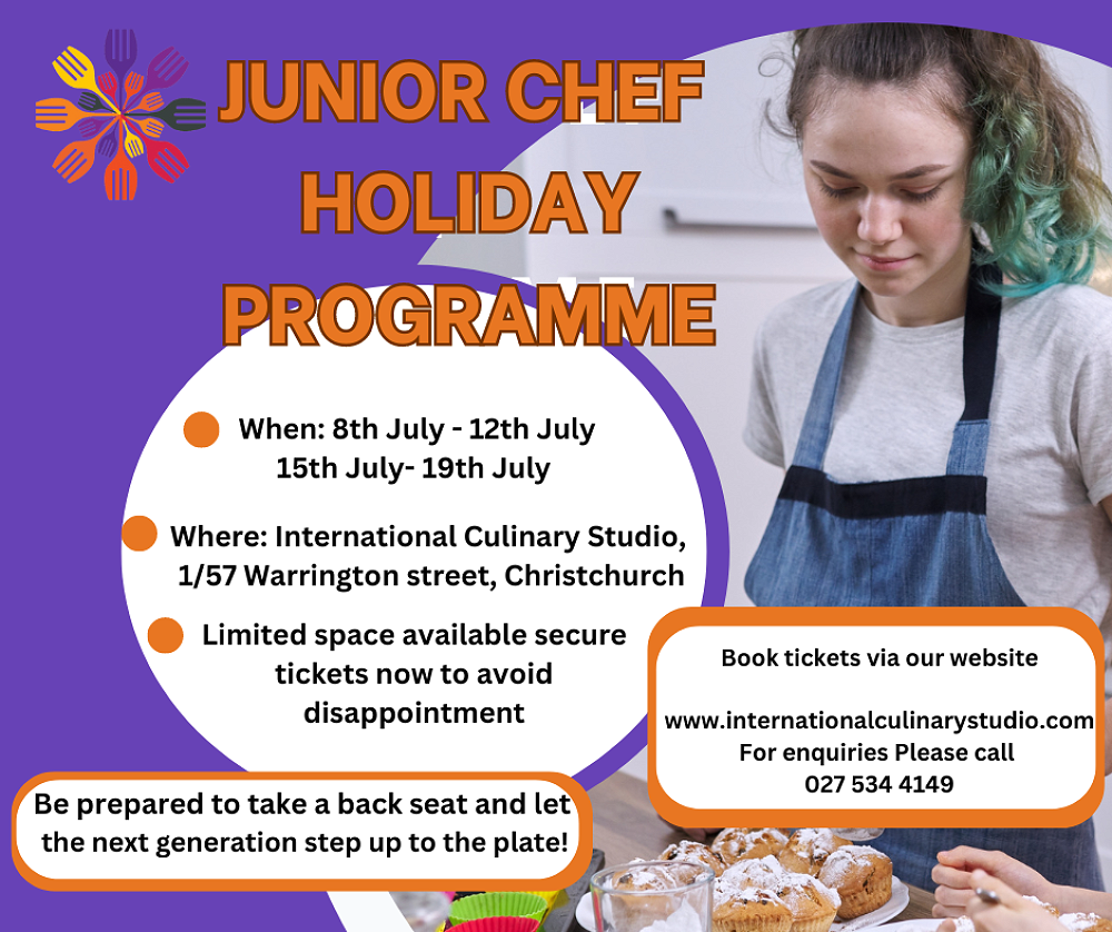 Junior Chef Holiday Cooking Programme