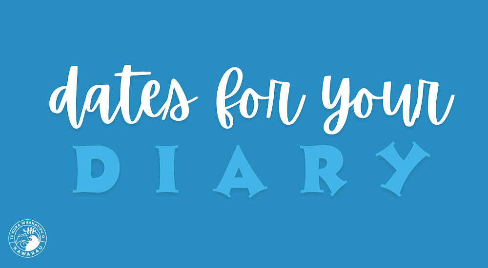 Dates for your diary