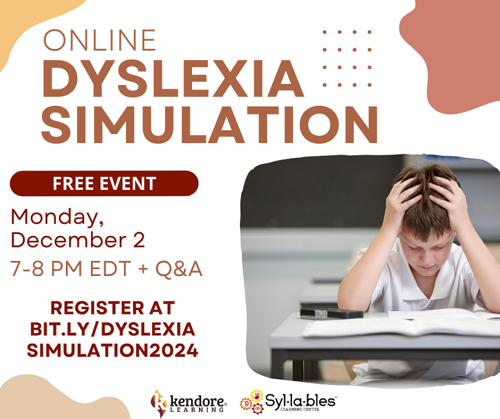 Free Virtual Dyslexia Simulation Online: December 2, 2024