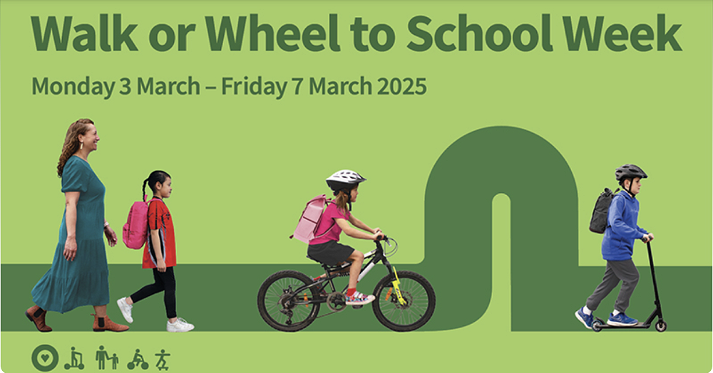 Walk or Cycle to School Week 3-7 March
