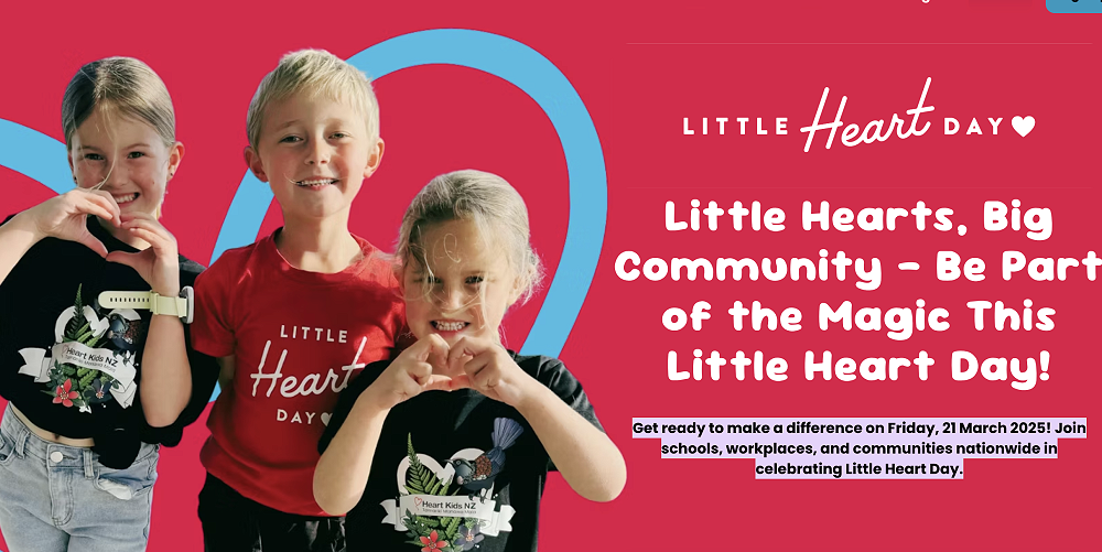 Little Hearts Day Friday 21st March — Newsletter, Friday 14th March