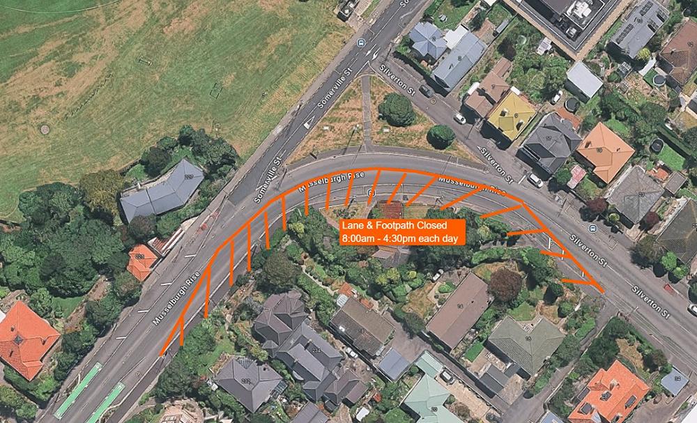 Upcoming Works Musselburgh Rise / Silverton Intersection