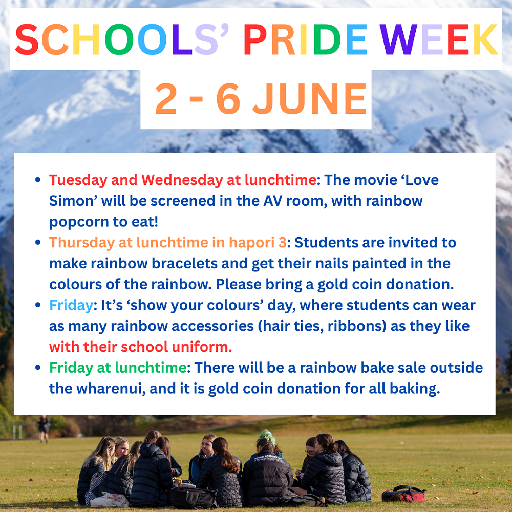 SCHOOLS' PRIDE WEEK