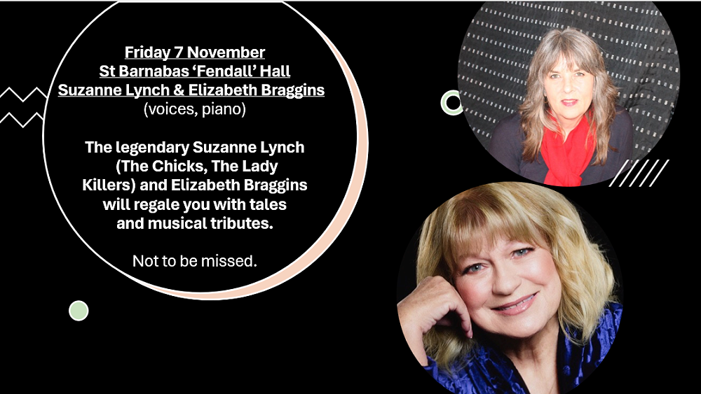 Suzanne & Elizabeth 7 Nov in Concert